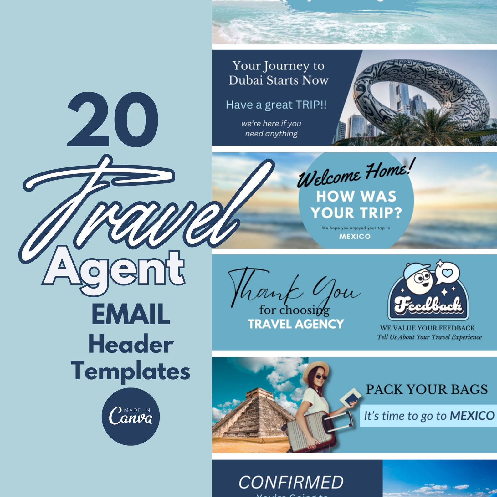 Travel Agent Email Headers, Travel Banner, Travel Agency Marketing ...
