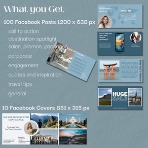 Travel Agent Facebook Posts, Facebook Covers, Travel Facebook Content ...