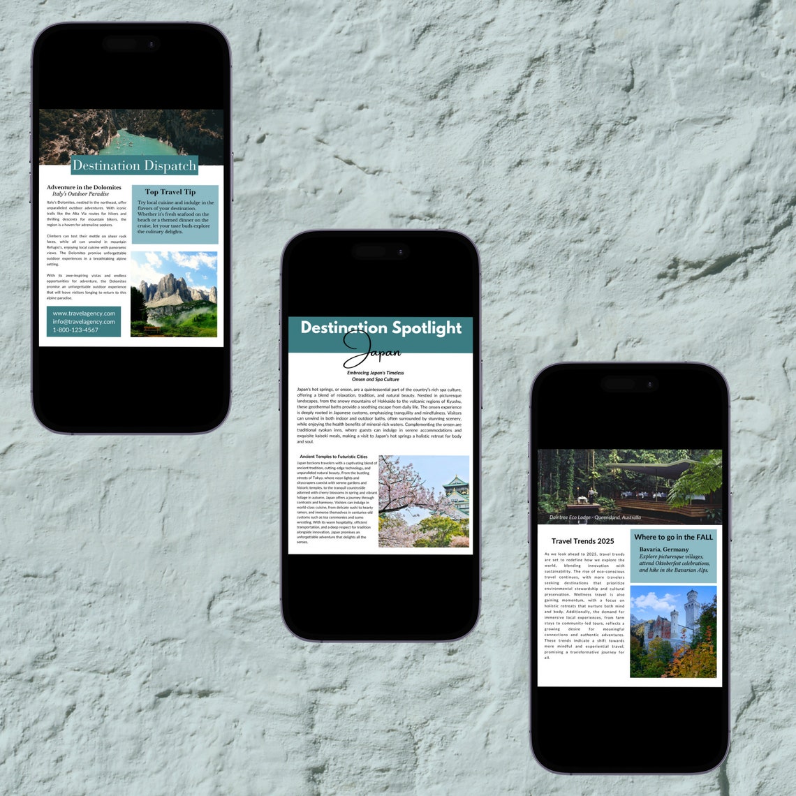 Travel Agent Newsletter Template, Travel Agency Marketing Content ...