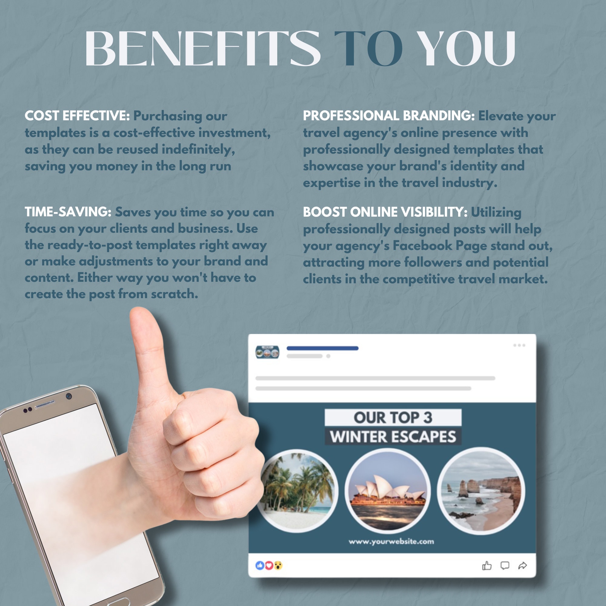 Travel Agent Facebook Posts, Facebook Covers, Travel Facebook Content ...