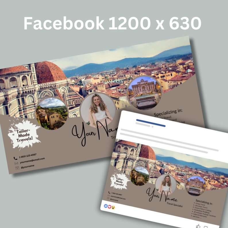 Travel Agent Introduction Flyer Template, Travel Agency Instagram and ...