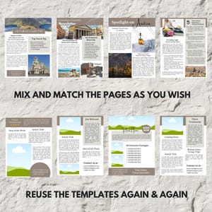 Travel Agent Newsletter Template, Travel Agency Marketing Content ...