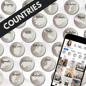 Travel Instagram Highlight Cover, Travel Highlight Cover Bundle ...