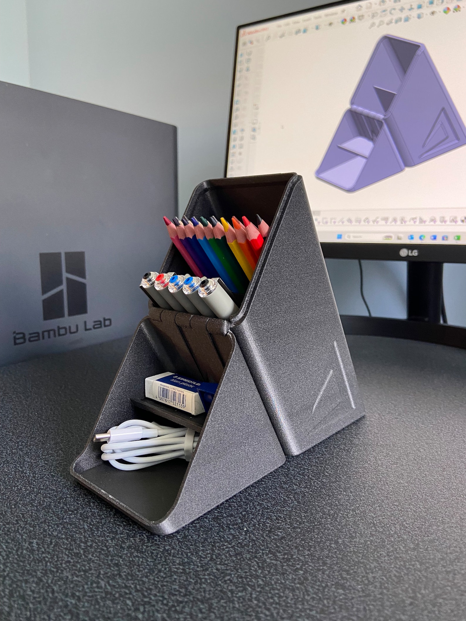STL Files for the Tricase. A Unique Print in Place Case! - Etsy