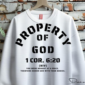 Property of God PNG SVG Instant Digital Download Christian Digital ...