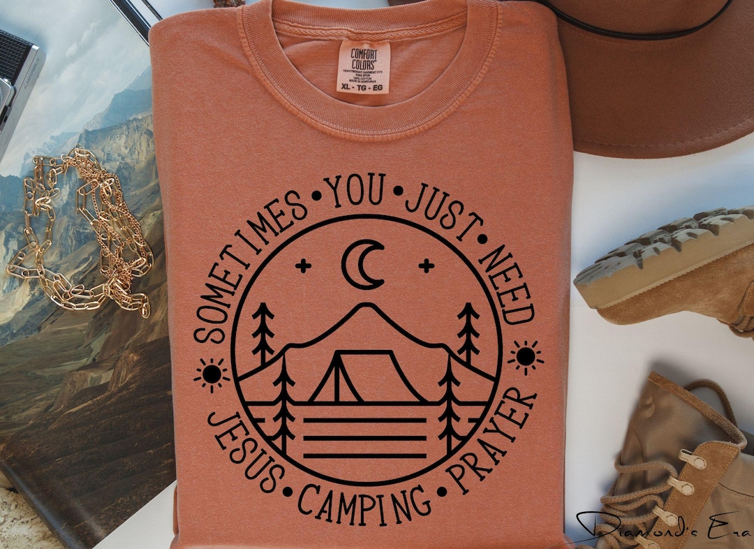 Jesus Camp SVG PNG | Christian Camping Shirt Design | Faith Outdoor ...