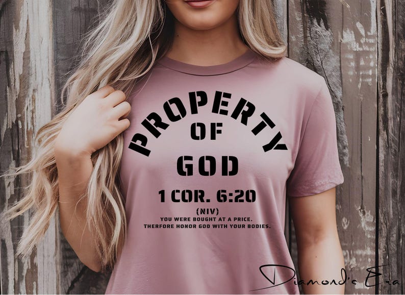 Property of God PNG SVG: Christian Design (digital Download) - Etsy