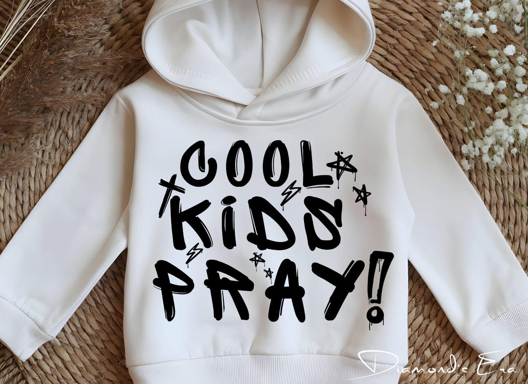 Cool Kids Pray SVG PNG | Christian Kids Shirt Design | Faith Cricut Cut ...