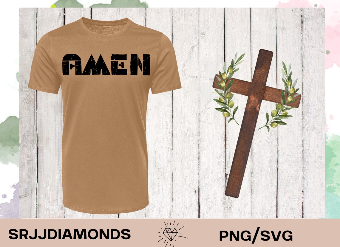 Amen Svg Png Instant Digital Download-digital File Svg Png, Christian ...