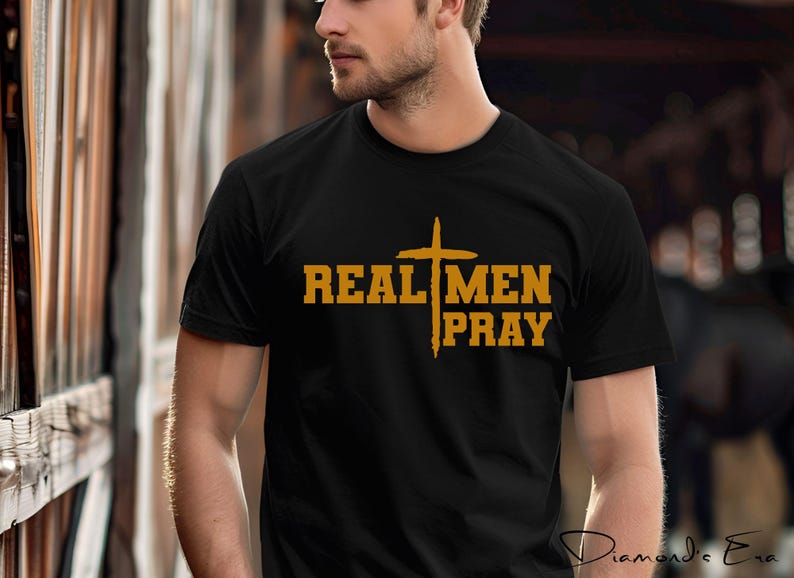 Real Men Pray SVG PNG: Christian Dad Gift (digital Download) - Etsy
