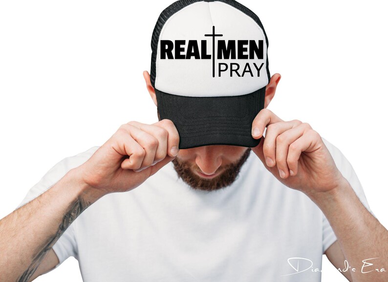 Real Men Pray SVG PNG | Christian Men Shirt Design | Fathers Day Cricut ...