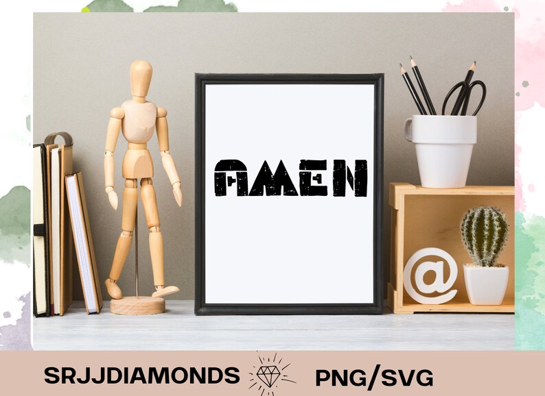 Amen Svg Png Instant Digital Download-digital File Svg Png, Christian ...