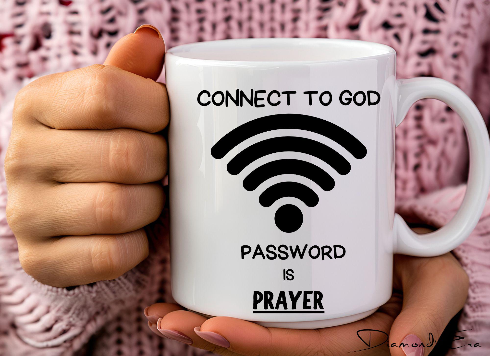 Connect to God Password Prayer SVG PNG | Christian Humor Shirt Design ...