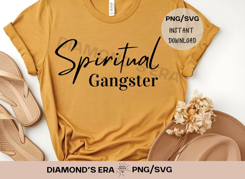 Spiritual Gangster SVG PNG: Christian Design (instant Digital Download ...