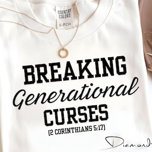 Breaking Generational Curses SVG | Bold Christian Prayer Shirt | PNG ...