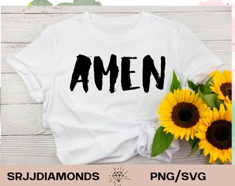 Amen Svg Png Instant Digital Download-digital File Svg Png, Christian ...