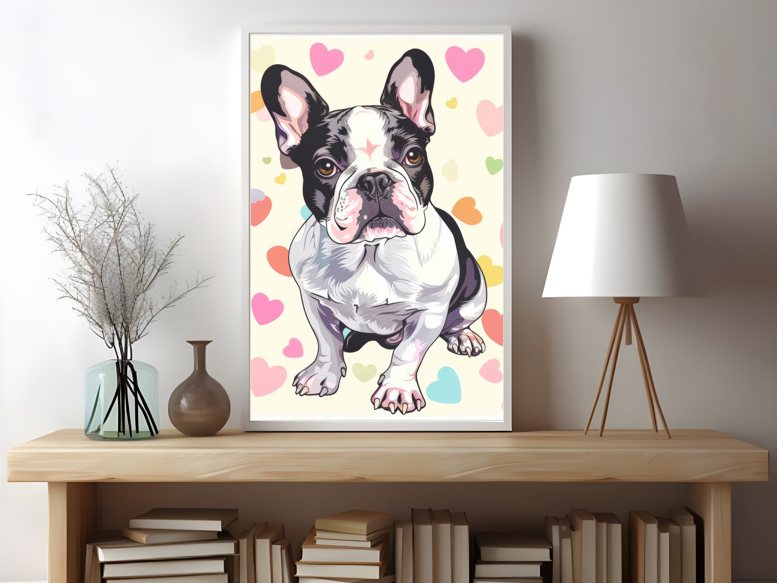 Printable French Bulldog Art Printable Frenchie Art Dog Art Gifts for ...