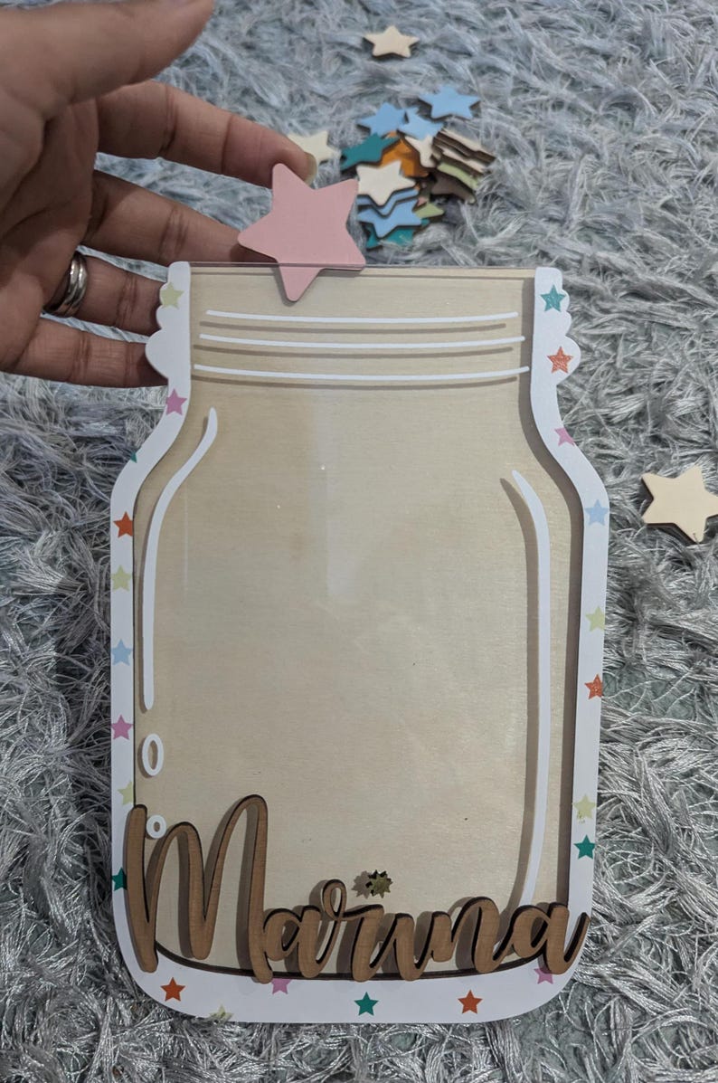 Personalised Reward Jar, Star Chart for Good Behaviour, Encouragement ...