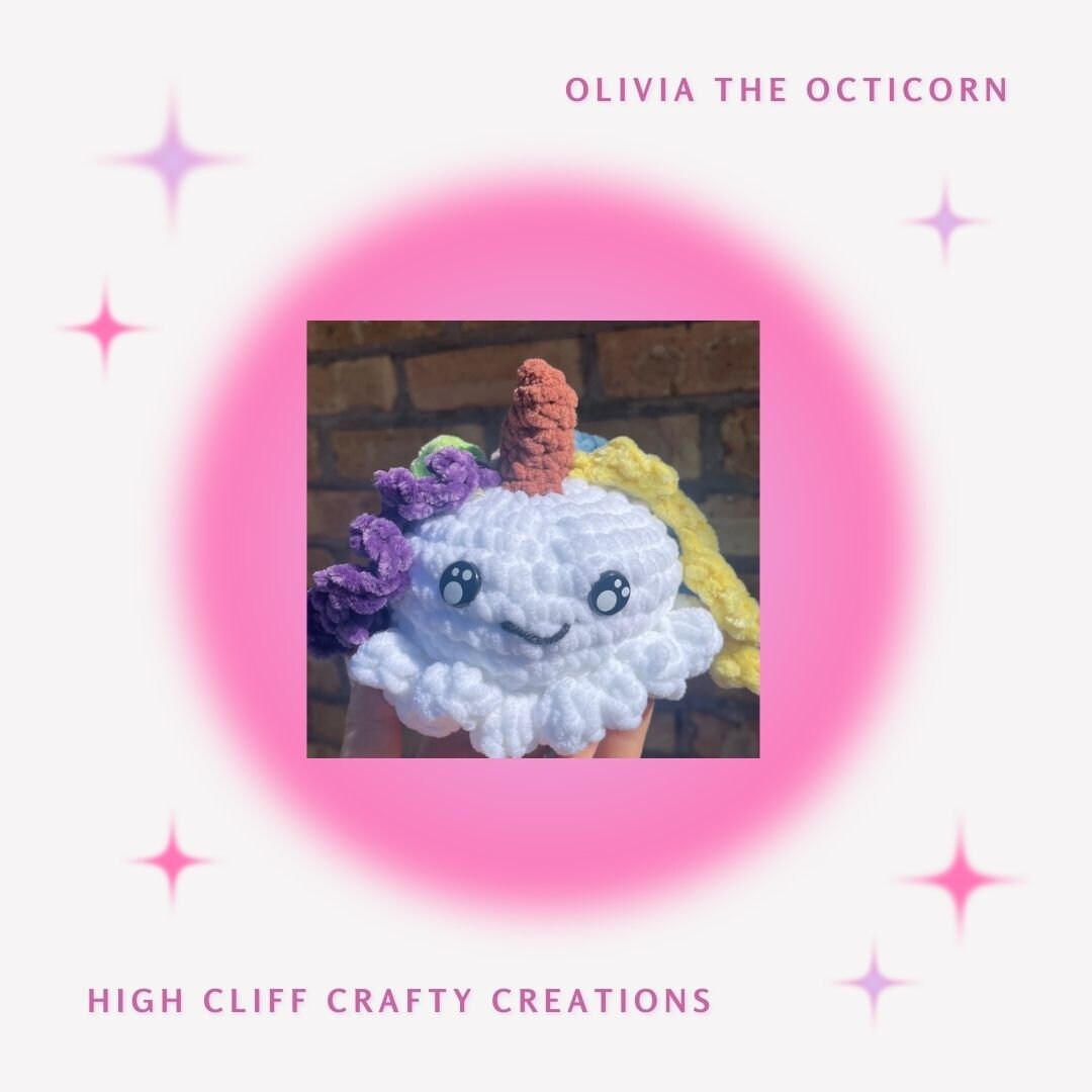 Olivia the Octopus Unicorn Crochet PDF Pattern - Etsy