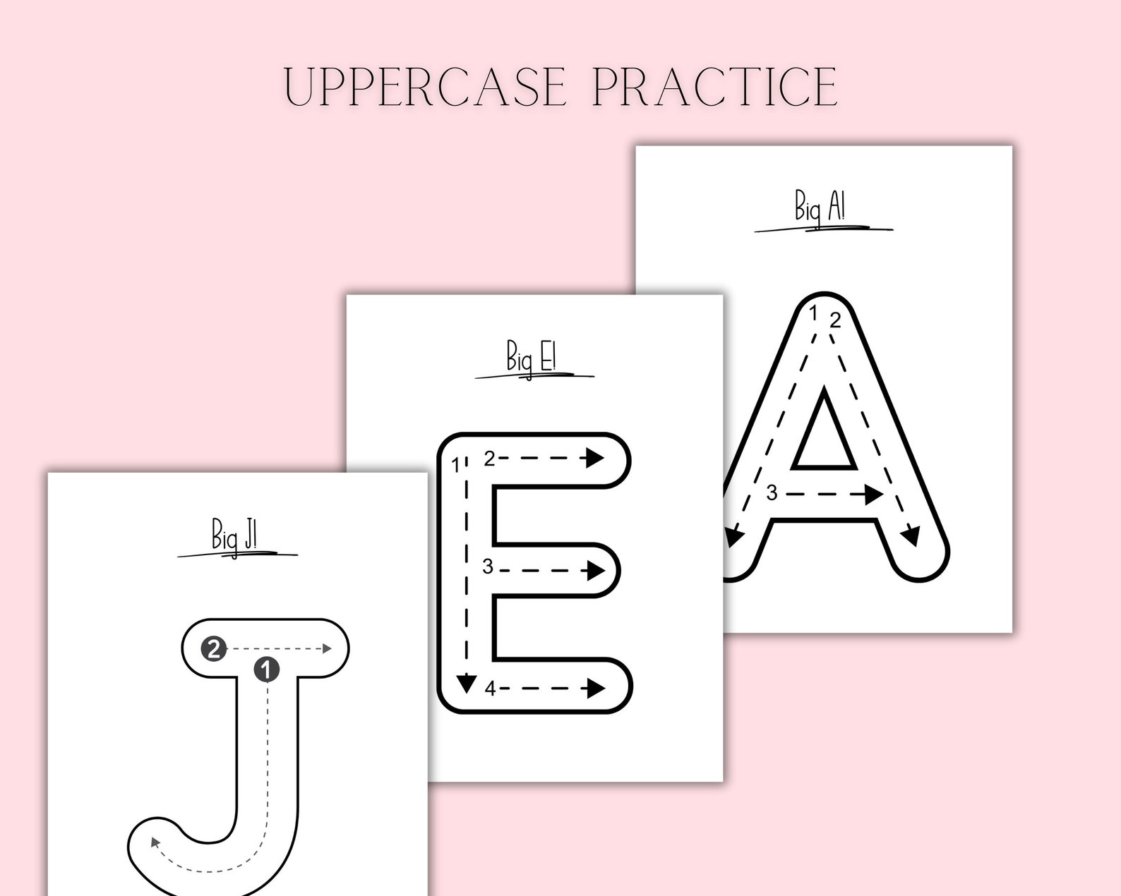 Preschool Worksheets Bundle Printable, Tracing and Alphabet Practice ...