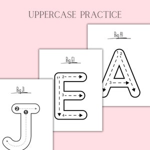 Preschool Worksheets Bundle Printable, Tracing and Alphabet Practice ...