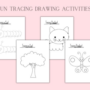 Preschool Worksheets Bundle Printable, Tracing and Alphabet Practice ...