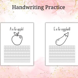 Coloring Sheet Tracing Busy Book Bundle for Kids, Fruit and Vegetables ...