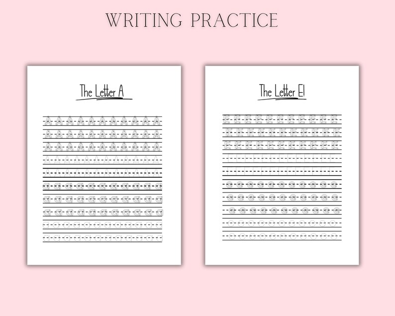 Preschool Worksheets Bundle Printable, Tracing and Alphabet Practice ...