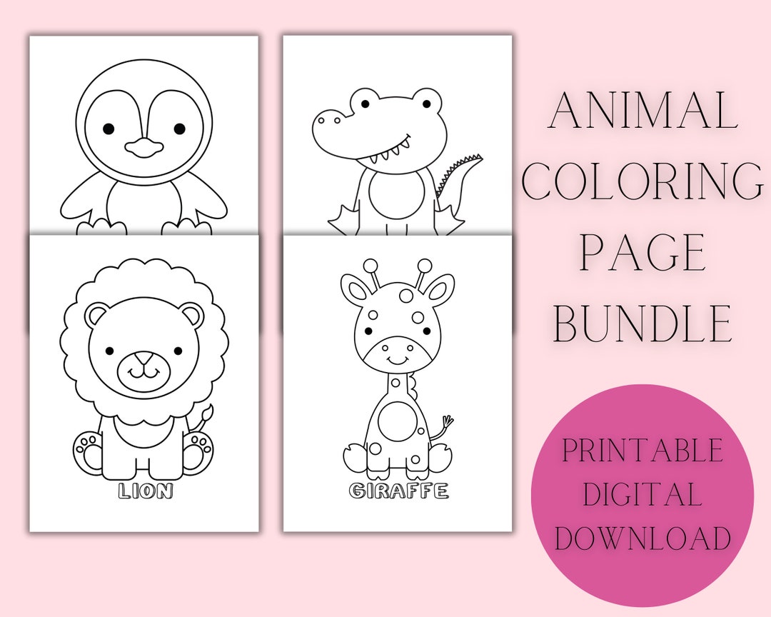 Minimalist Coloring Pages for Kids and Toddlers, Printable Coloring ...