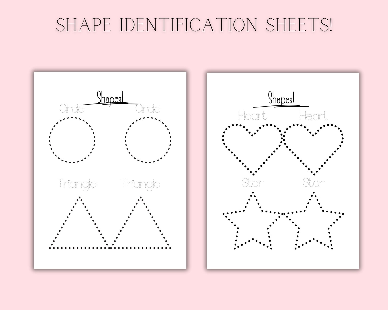 Preschool Worksheets Bundle Printable, Tracing and Alphabet Practice ...