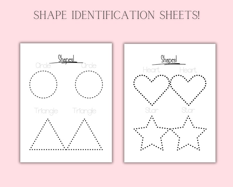 Preschool Worksheets Bundle Printable, Tracing and Alphabet Practice ...
