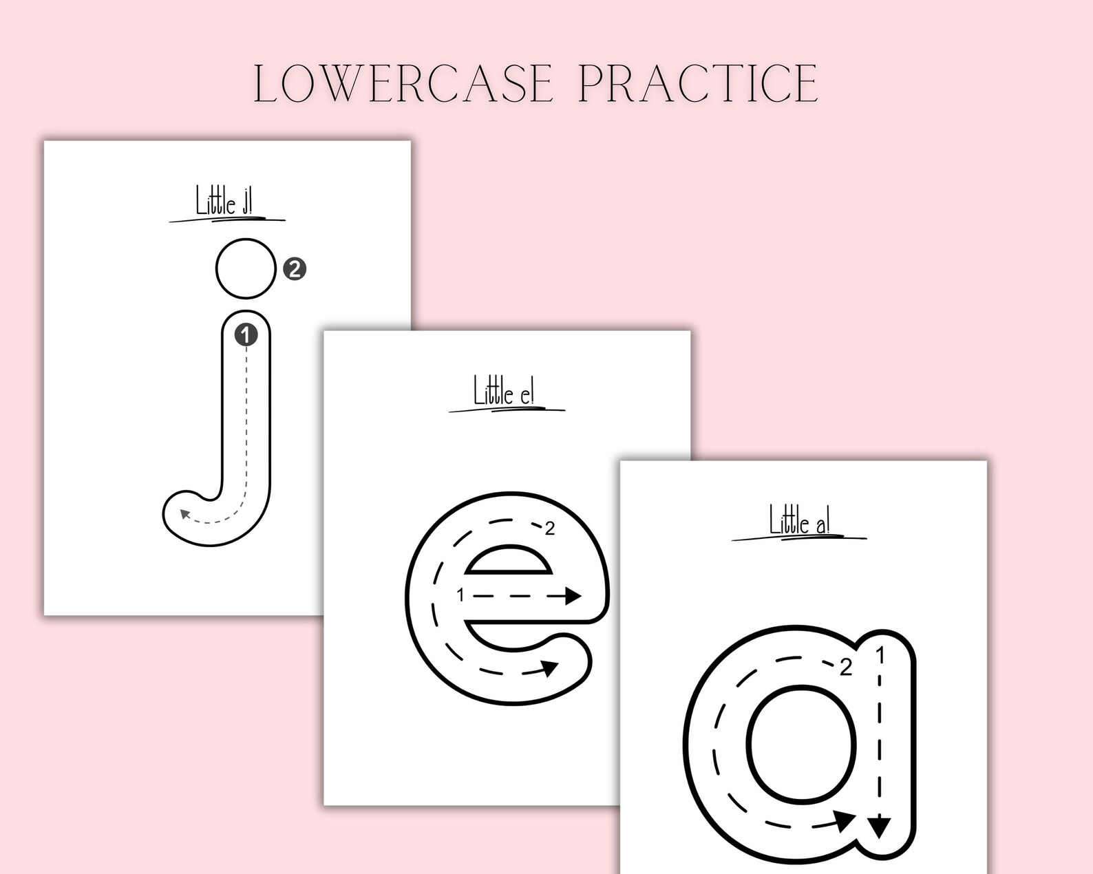 Preschool Worksheets Bundle Printable, Tracing and Alphabet Practice ...