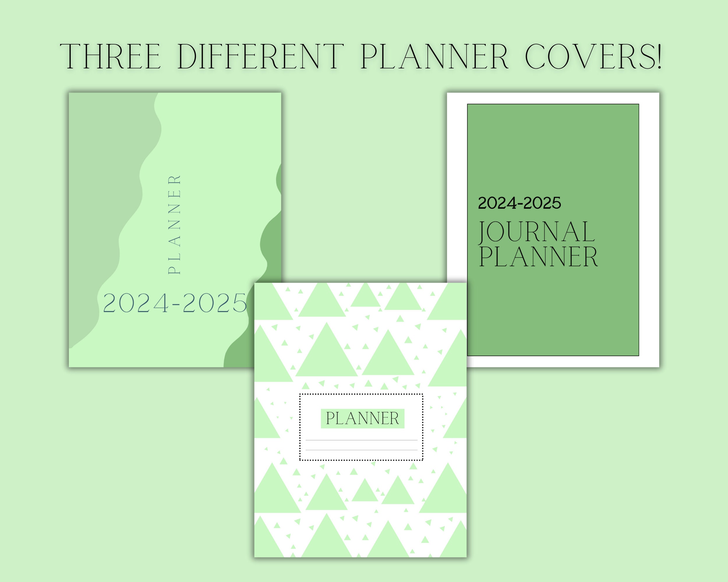 Digital Planner Bundle Green Printable Teacher Homeschool Planner ...