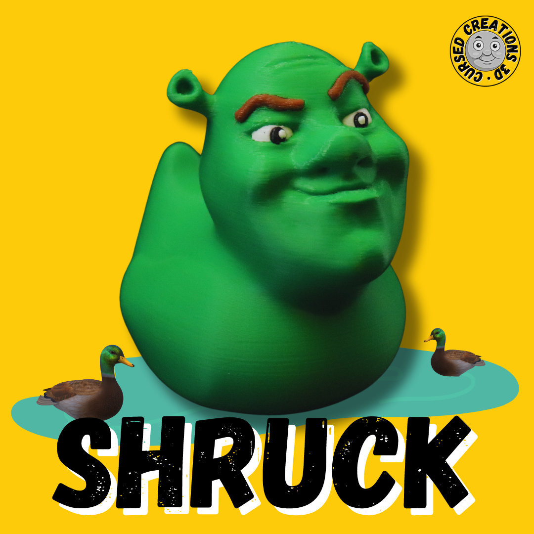 Shruck 2.0 Cursed Ogre Duck Rubber Duck Meme Gift - Etsy UK
