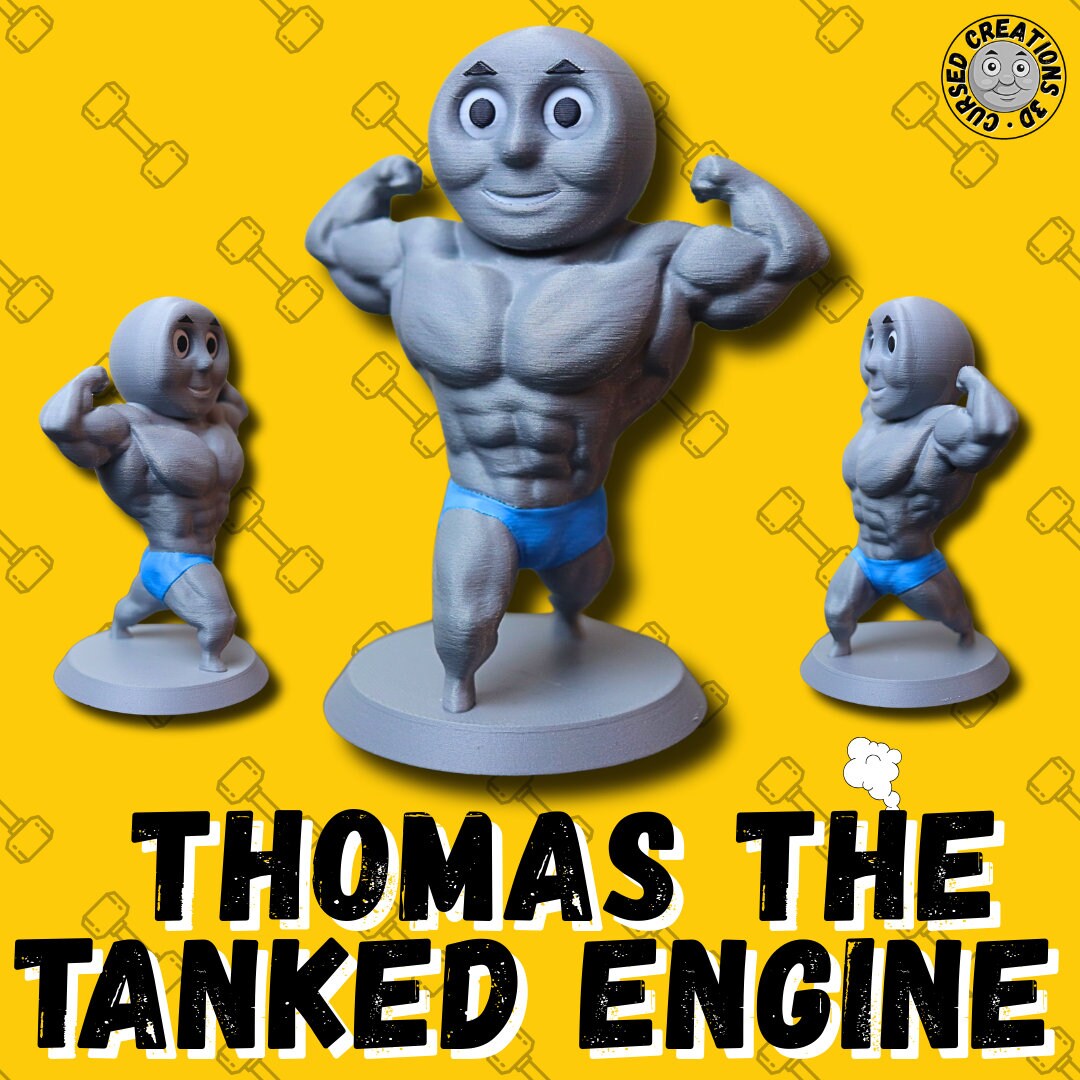 Tanked Engine | Train Meme | Gym Gift | Cursed Creations 3D - Etsy UK