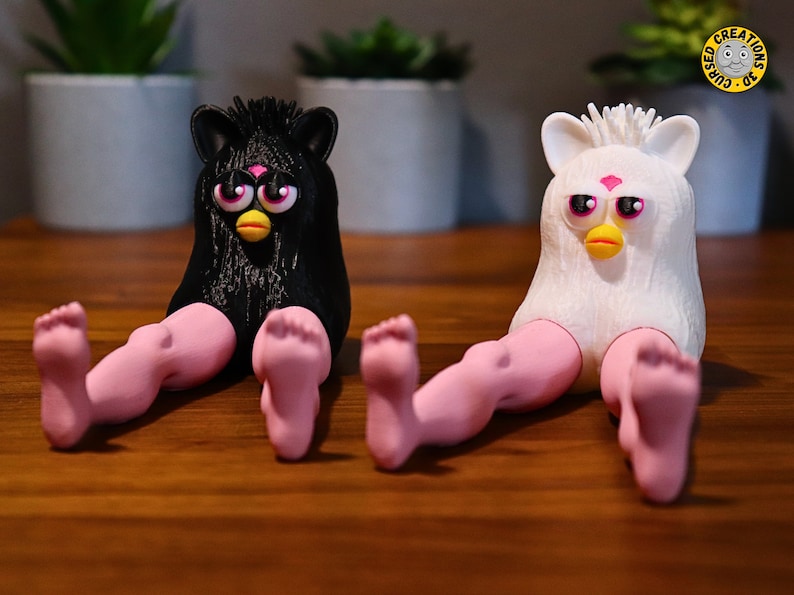 Long Leg Fur-b Figure | Cursed 90s Toy | 3D Printed Meme Gift | Funny ...