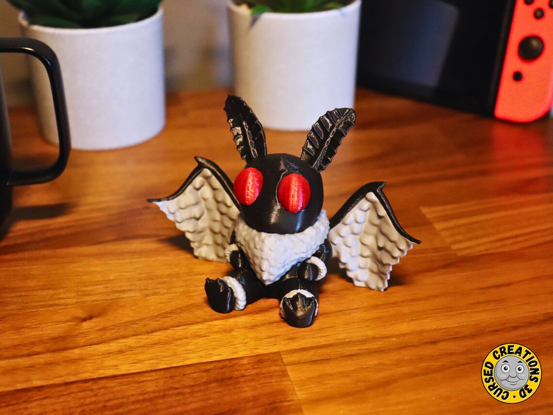 Mothman but He's Thicc Cursed Cryptids Mothman Meme Cryptid Gift - Etsy Canada