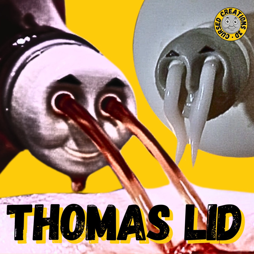 Tom Train Lid Meme | Bottle Lid | Shampoo Lid | Viral Tiktok Meme - Etsy