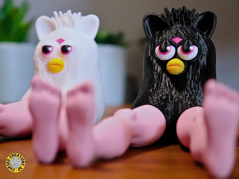 Long Leg Fur-b Figure | Cursed 90s Toy | 3D Printed Meme Gift | Funny ...