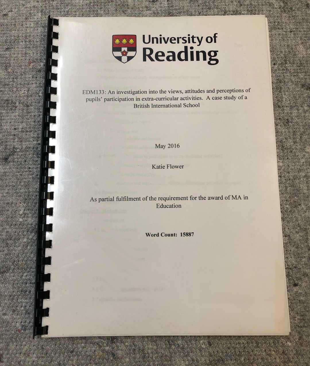 Thesis/dissertation Print & Binding for University, College or Personal ...