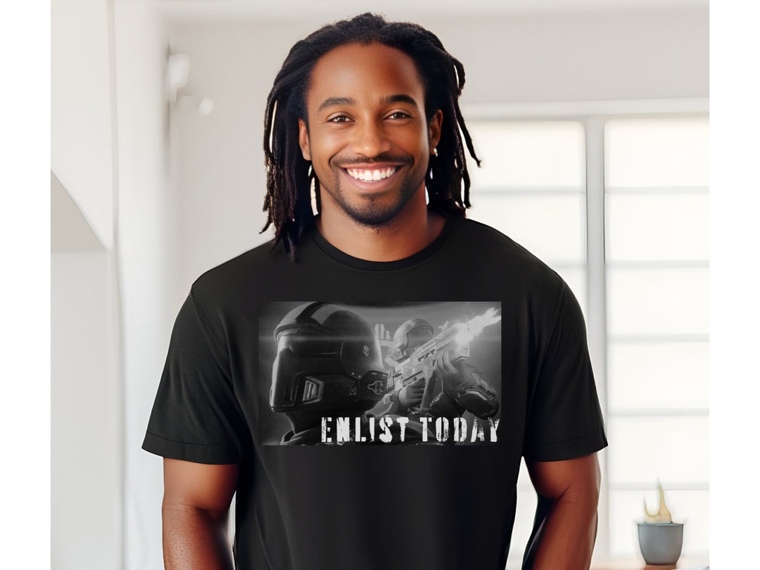 Helldivers 2 Tshirt, Helldivers, Enlist Today, Military Poster ...