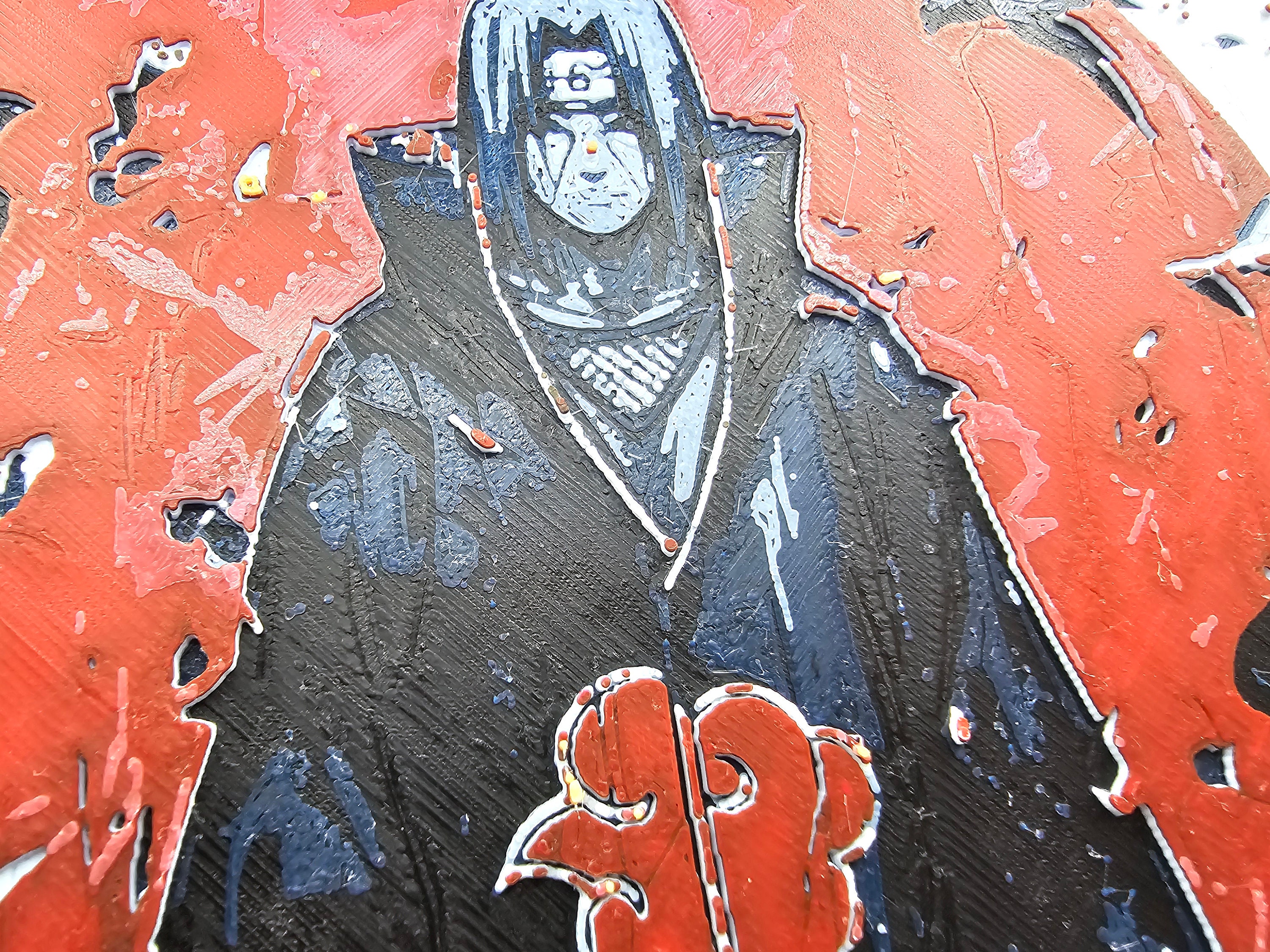 Itachi Uchiha, Naruto, Illustrative Art, Illustrative Art, 3D Printed ...