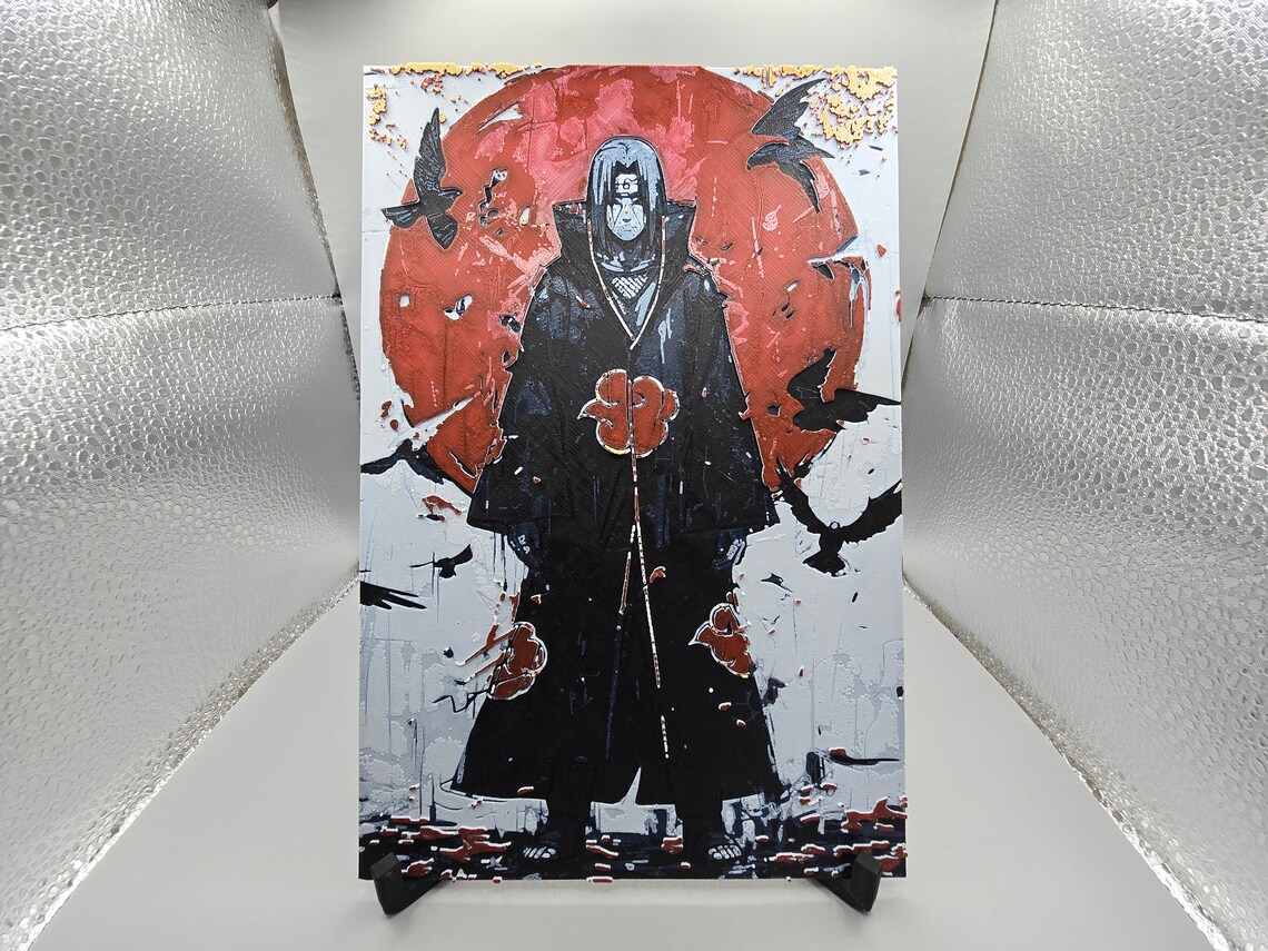 Itachi Uchiha, Naruto, Illustrative Art, Illustrative Art, 3D Printed ...