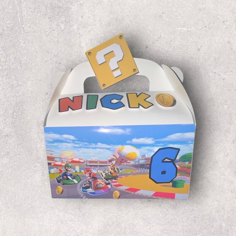 Mario Party Favor Boxes - Etsy