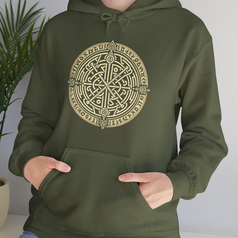 Rune Symbol Hoodie - Etsy