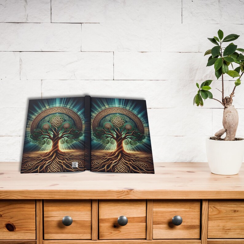 Celtic Tree of Life Journal: Crann Bethadh Art, Pagan Book of Shadows ...