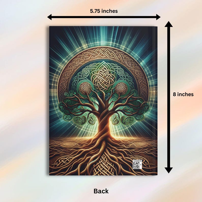 Celtic Tree of Life Journal: Crann Bethadh Art, Pagan Book of Shadows ...