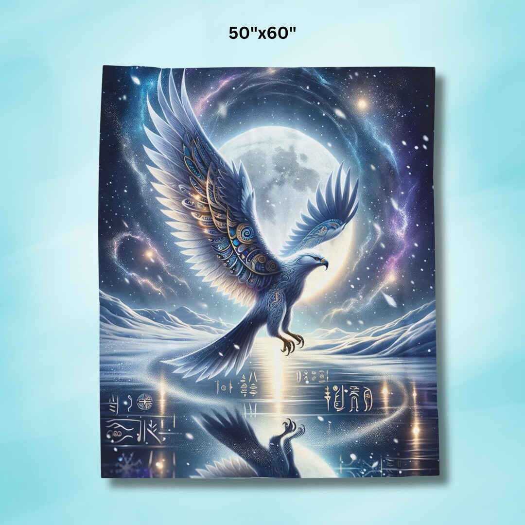 Horus Velveteen Plush Blanket: Egyptian God of Sky and Protection ...