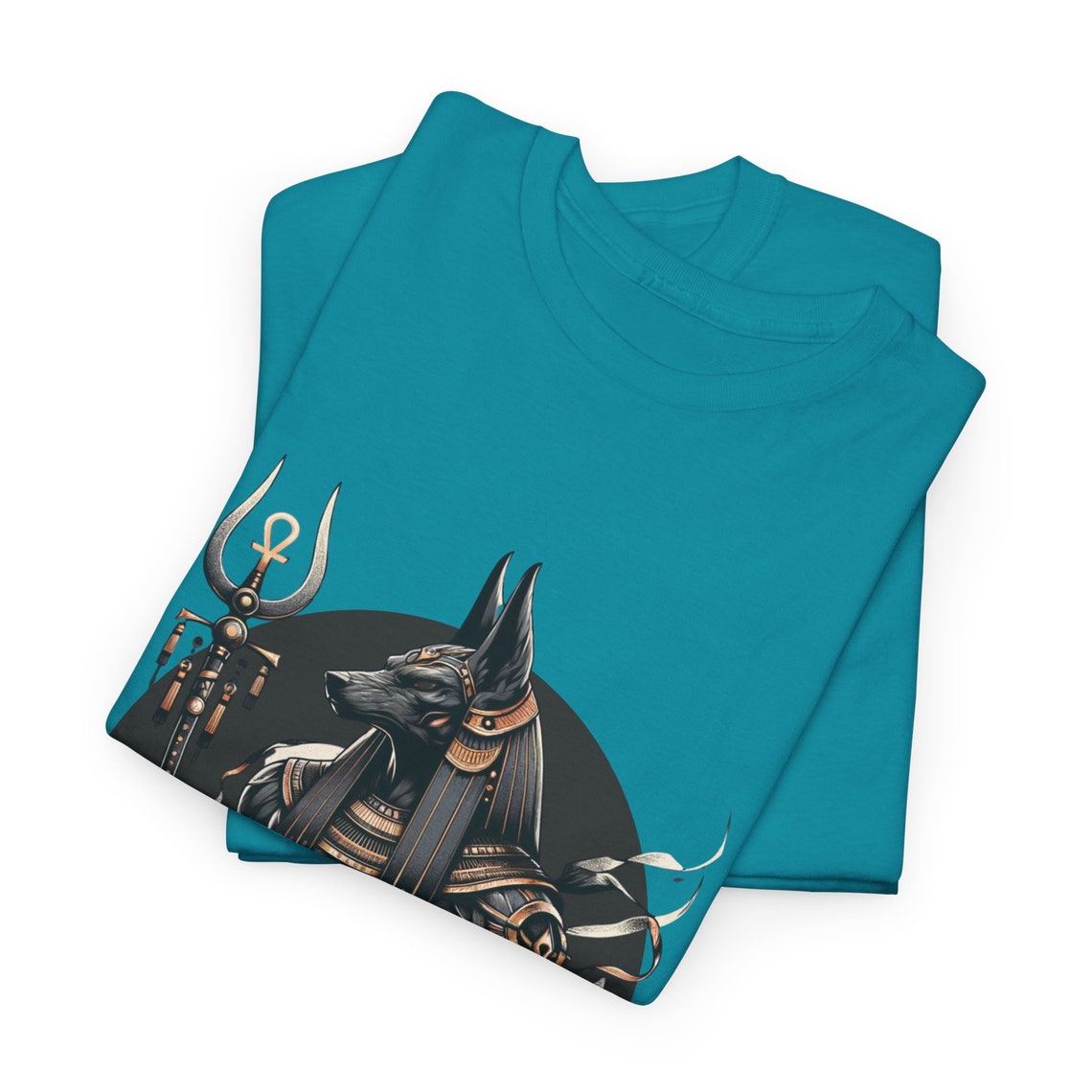 Ancient Egyptian God Anubis Warrior T-shirt 100% Cotton Mythical ...