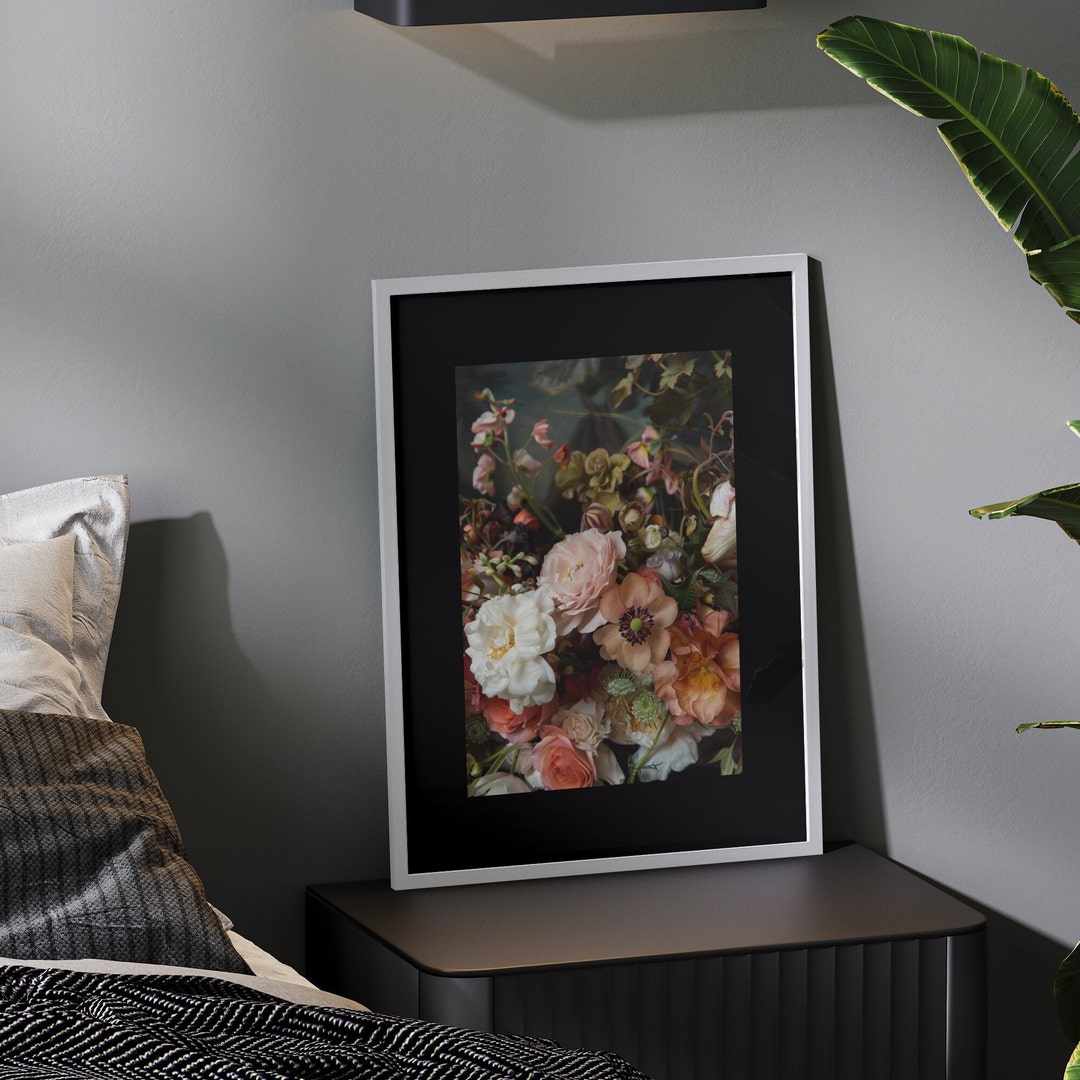 Large Scale Botanical Wall Art Print SVG, Floral Photography, Beautiful ...